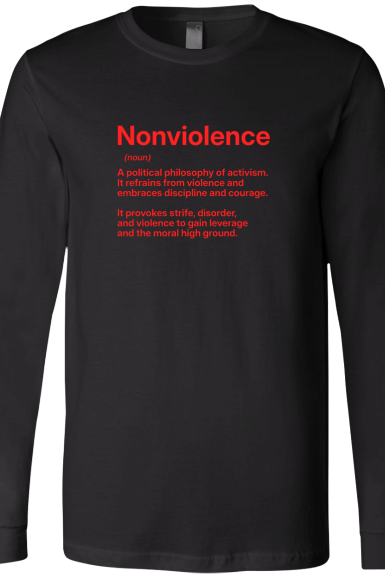 Definition: NONVIOLENCE | Long Sleeve Jersey – The East Utopia Trading ...
